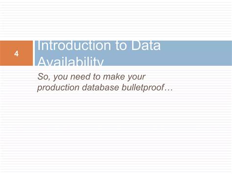 sql server high availability and disaster recovery ppt