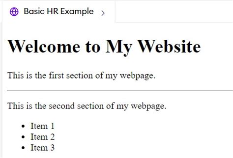 Hr Tag In Html Naukri Code