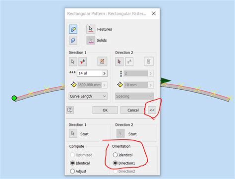 Solved Element Rotation In Patterns Autodesk Community