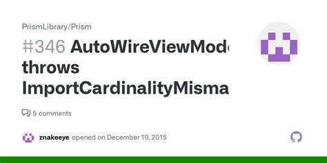 Autowireviewmodel Throws Importcardinalitymismatchexception · Issue