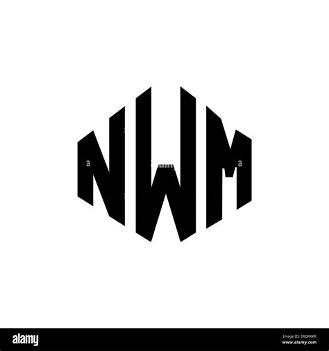 Nwm Letter Logo Design With Polygon Shape Nwm Polygon And Cube Shape Logo Design Nwm Hexagon