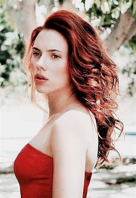 Scarlett Johansson Red Hair Magazine