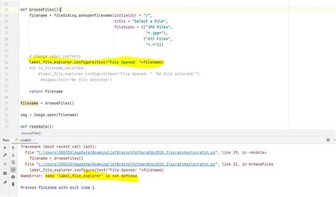 Python Use The Selected File In The Rest Of The Script Stack Overflow