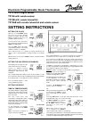 Danfoss Thermostat Manuals And User Guides PDF Preview And Download