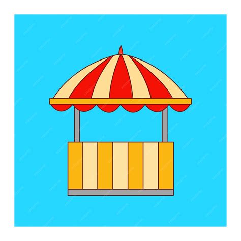 Cartoon Carnival Booth