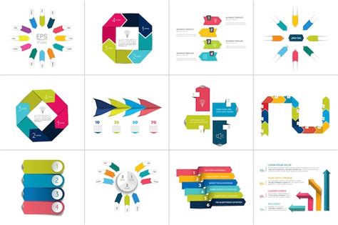 Premium Vector Mega Set Of Various Arrows Infographic Concepts