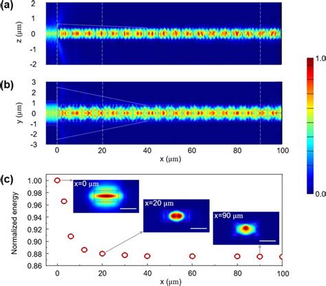 3d Fdtd Simulations Of Wave Propagation In The Su 8 Tapered Coupler