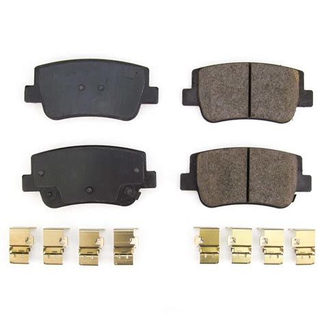 Disc Brake Pad Set Rear Z17 Low Dust Ceramic Brake Pads With Hardware