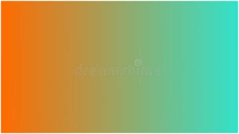 Orange To Cyan Faded Background Stock Illustration Illustration Of