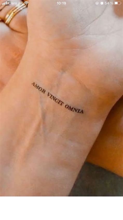 Amor Vincit Omnia Tattoo Design In Aeternum Tatuaje Omnia Vincit