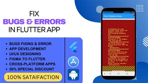 Fix Bugs And Errors In Your Flutter App By Ammarlatif047 Fiverr