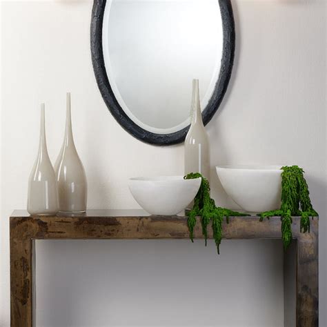 Pixie Decorative Glass Vases Set Of 3 Grey Scenario Home