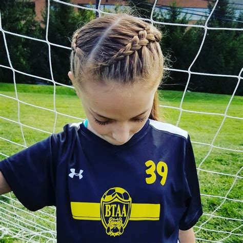 Two Wrap Around Dutch Braids For A Soccer Game Today ⚽ 🥅 Soccer