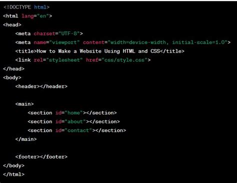 How To Make A Website Using Html And Css Step By Step Web Design