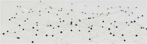 Abstract Geometric Background Dot And Line Connect Digital Technology Plexus Structure Stock