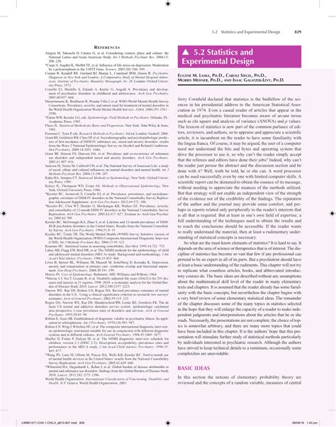 Pdf Statistics And Experimental Design