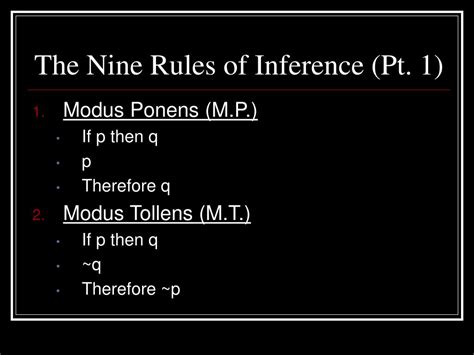 Ppt Deduction Proofs And Inference Rules Powerpoint Presentation