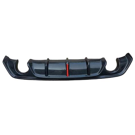 Q50 Carbon Fiber Rear Diffuser V2 W Brake Led 14 17 And 18 Models