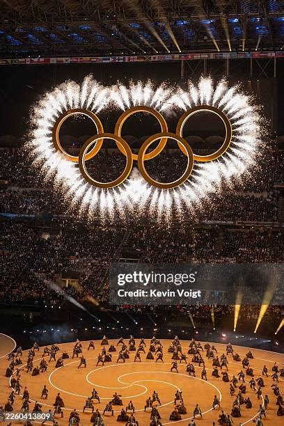 The Olympic Rings Are Seen Of The Milano Cortina 2026 Winter Olympic