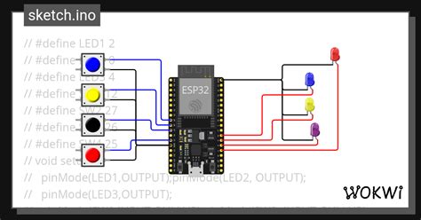 wokwi online esp32 stm32 arduino simulator