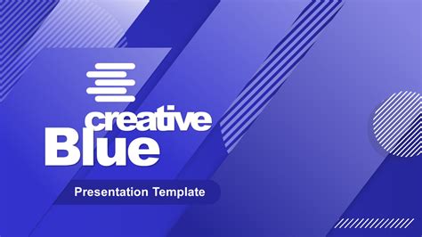 Creative Blue Business Powerpoint Slidemodel