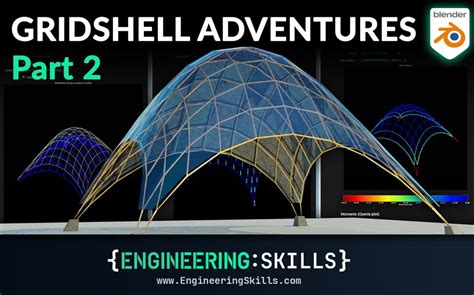 Gridshell Form Finding And Analysis With Blender And Openseespy