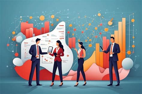 Premium Ai Image Teamwork And Data Analysis Concept Business