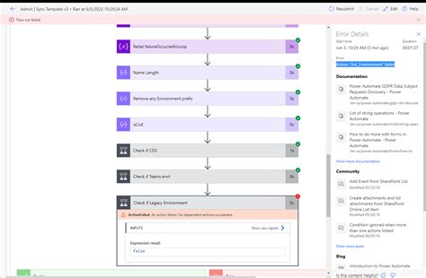 Coe Starter Kit Bug Legacy Env Check Fails On Sync Template V3 With