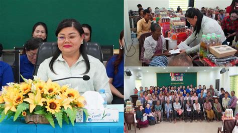 លោកជំទាវ គីម សុភ័ក្ភ្រ ម៉ាង ស៊ីណេត អញ្ជើញសាកសួរសុខទុក្ខ និងនាំយកអំណោយចែកជូនចាស់ជរា