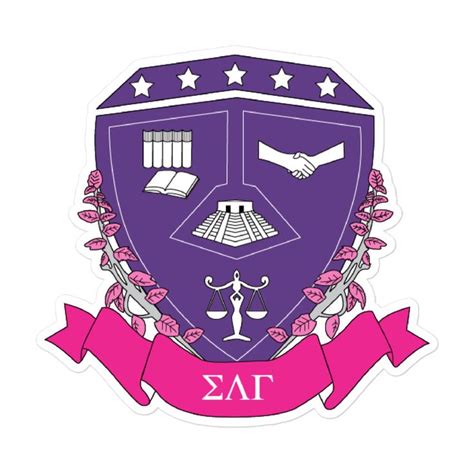 Sigma Lambda Gamma Crest Sticker