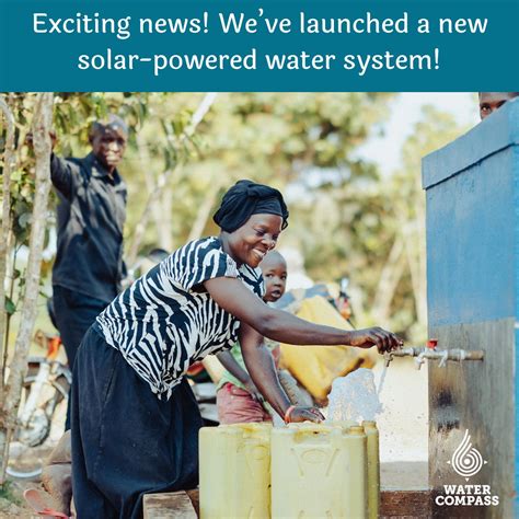 Exciting News Water Compass Has Launched A New Solar Powered Water