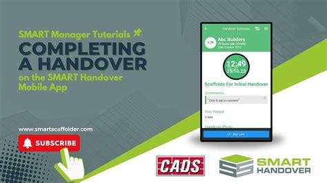 Completing A Handover On Smart Handover Youtube