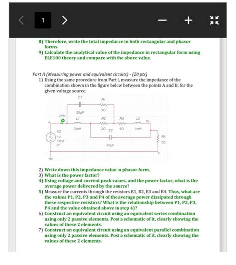 Solved Build The R L C Circuit With An AC Voltage Source Chegg