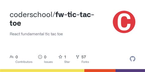 GitHub Coderschool Fw Tic Tac Toe React Fundamental Tic Tac Toe