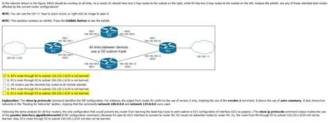 Rip Passive Interface Question Cisco Community