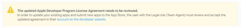 App Store Connect Cant Find The New Ios Developer Program License Agreement I Need To Sign