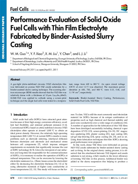 Pdf Performance Evaluation Of A Solid Oxide Fuel Cell Coupled To An External Biogas Tri