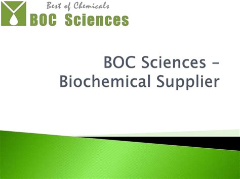 Boc Sciences To Present Its Novel Solutions At 2024 Tides Usa