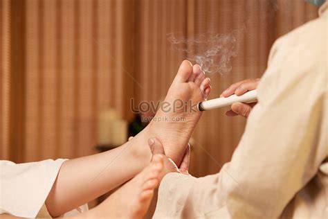 Ancient Massage Moxibustion And Aromatherapy Image And Picture For