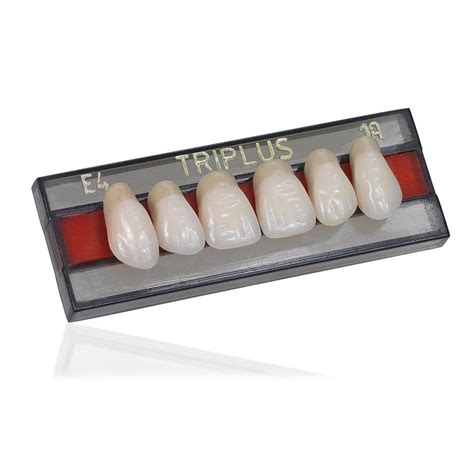 Dente Acrílico Triplus Anterior Superior F4 4b Ideal Dental Vidafarma