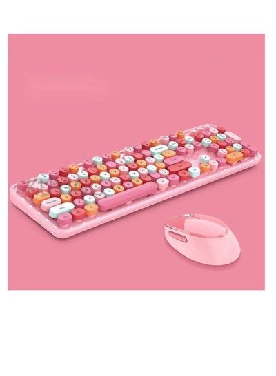 Wireless Keyboard Mouse Color Girl Punk Keyboard Office Suite Price In UAE Noon UAE Kanbkam