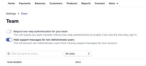 Grant Access To Support Messages To Your Team Stripe Help Support
