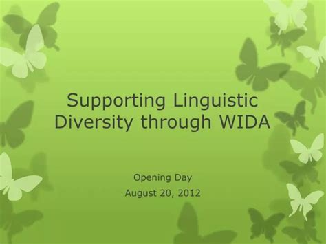 Ppt Supporting Linguistic Diversity Through Wida Powerpoint Presentation Id5697957