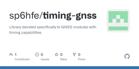 Github Sp6hfe Timing Gnss Library Devoted Specifically To Gnss Modules With Timing Capabilities