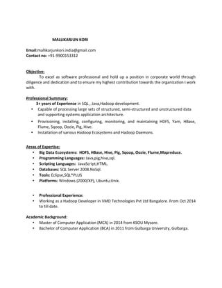 Hadoop Developer DOC