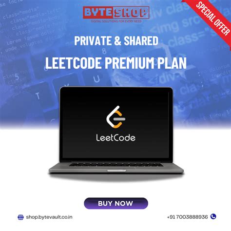 Leetcode Premium Subscription Multiple Plans Cheapest Byte Shop