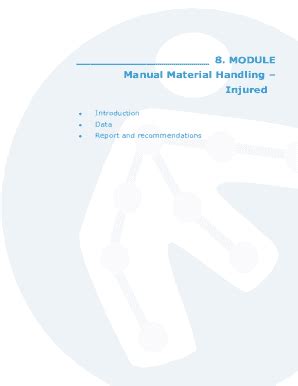 Fillable Online Manual Handling Questions And Answers Fax Email Print PdfFiller