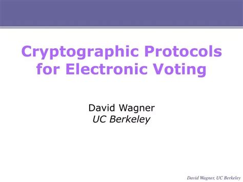 Ppt Cryptographic Protocols For Electronic Voting Powerpoint Presentation Id3042122