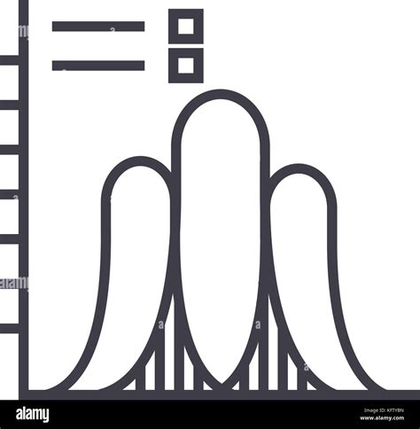 Normal Distribution Icon Stock Vector Images Alamy