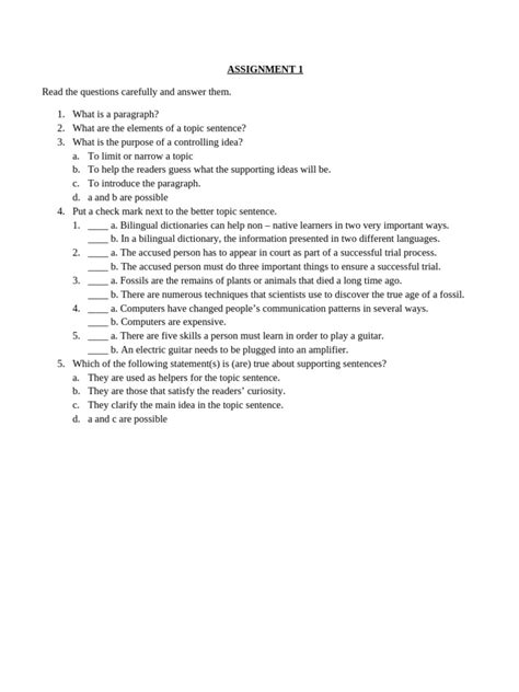 assignment 1 elearning pdf